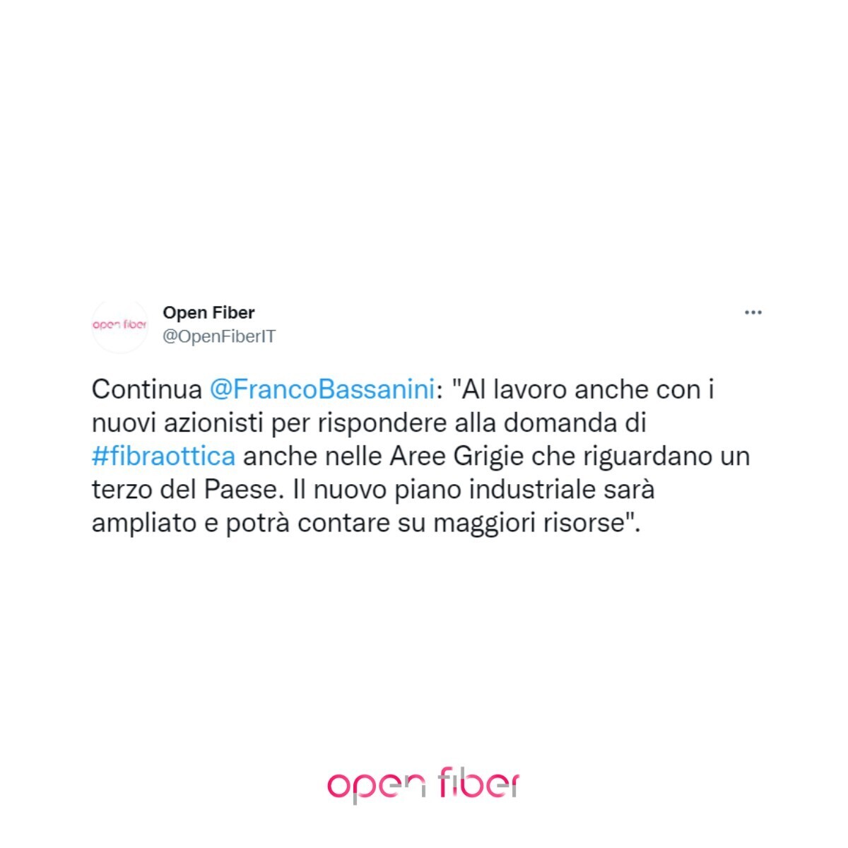 Italia digitale - Open Fiber